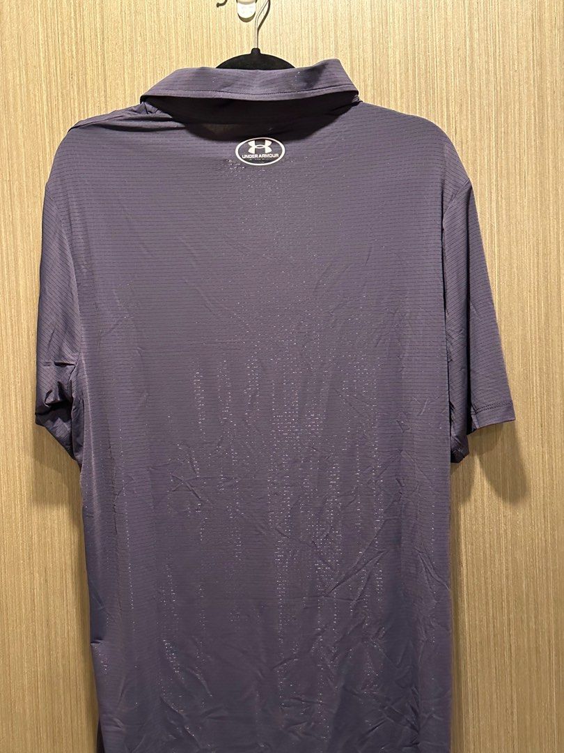 Under Armour 100% Polyester Soft Material Polo T, Men's Fashion, Tops ...