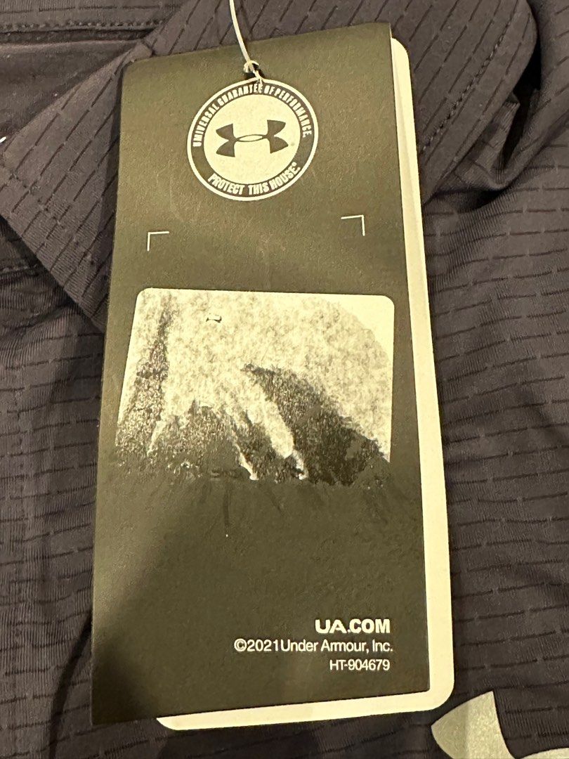 Under Armour 100% Polyester Soft Material Polo T, Men's Fashion, Tops ...