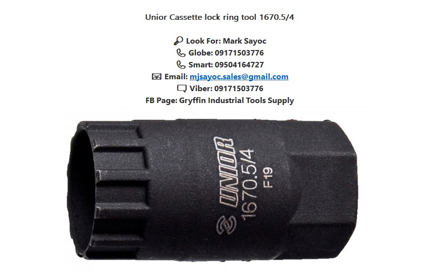 Unior Cassette lock ring tool 1670.5/4, Commercial & Industrial ...