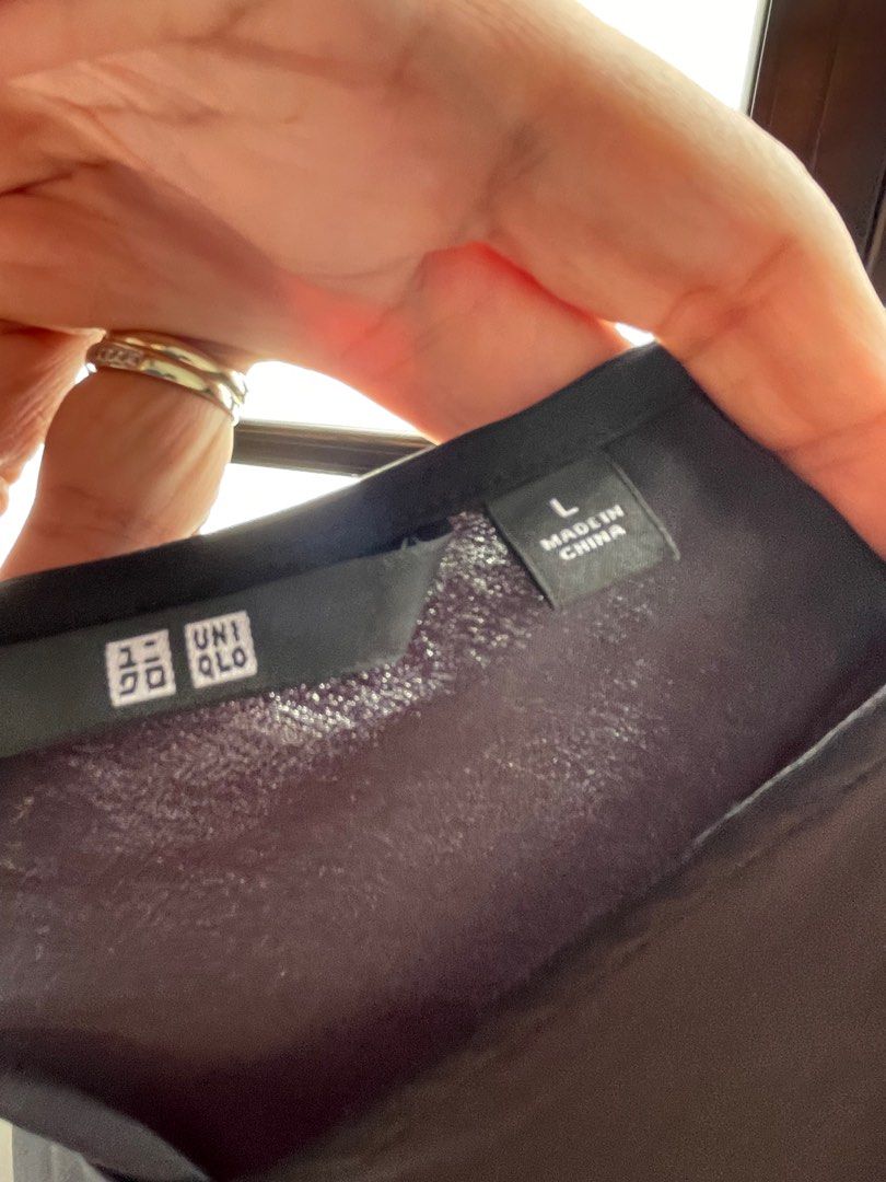 Uniqlo little black slip dress, Women's Fashion, Dresses & Sets, Dresses on Carousell