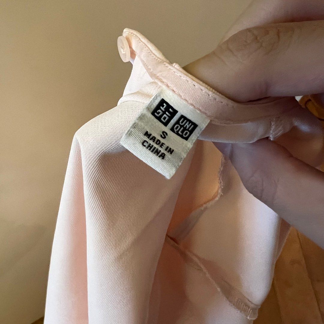 Uniqlo Pink Top, Women's Fashion, Tops, Blouses on Carousell