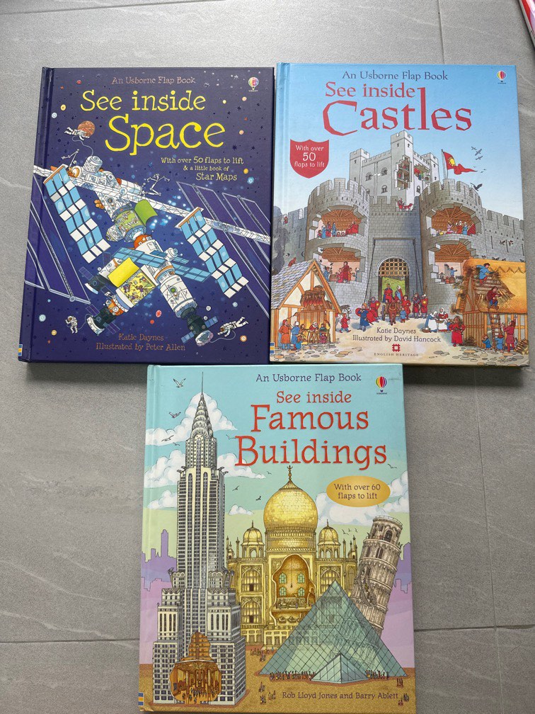 Usborne See Inside Flap books, Hobbies & Toys, Books & Magazines ...
