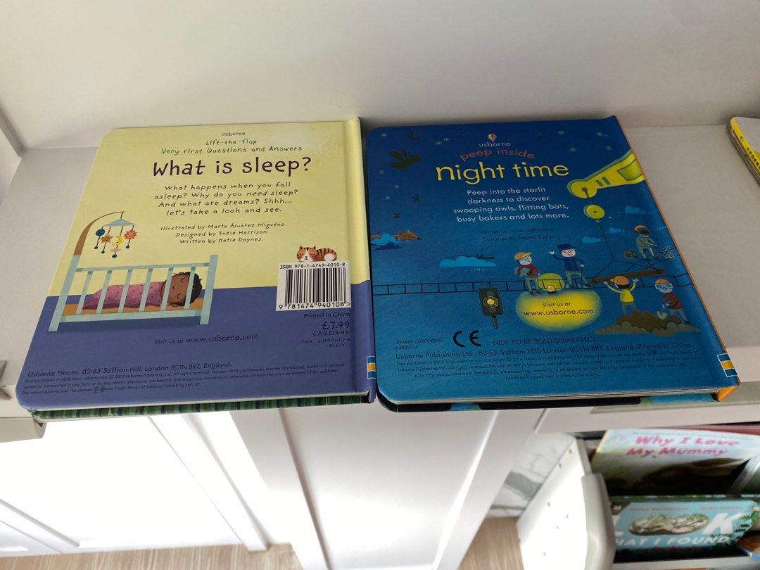 Usborne Set: Lift-the-flap What is Sleep & Peep Inside Night Time ...