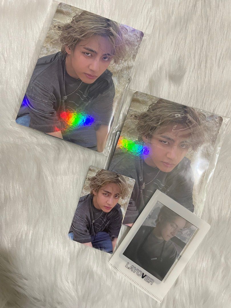 V (BTS) 'Layover' (Set) + 'Layover' (Weverse Album version) Set with POB, Hobbies & Toys ...