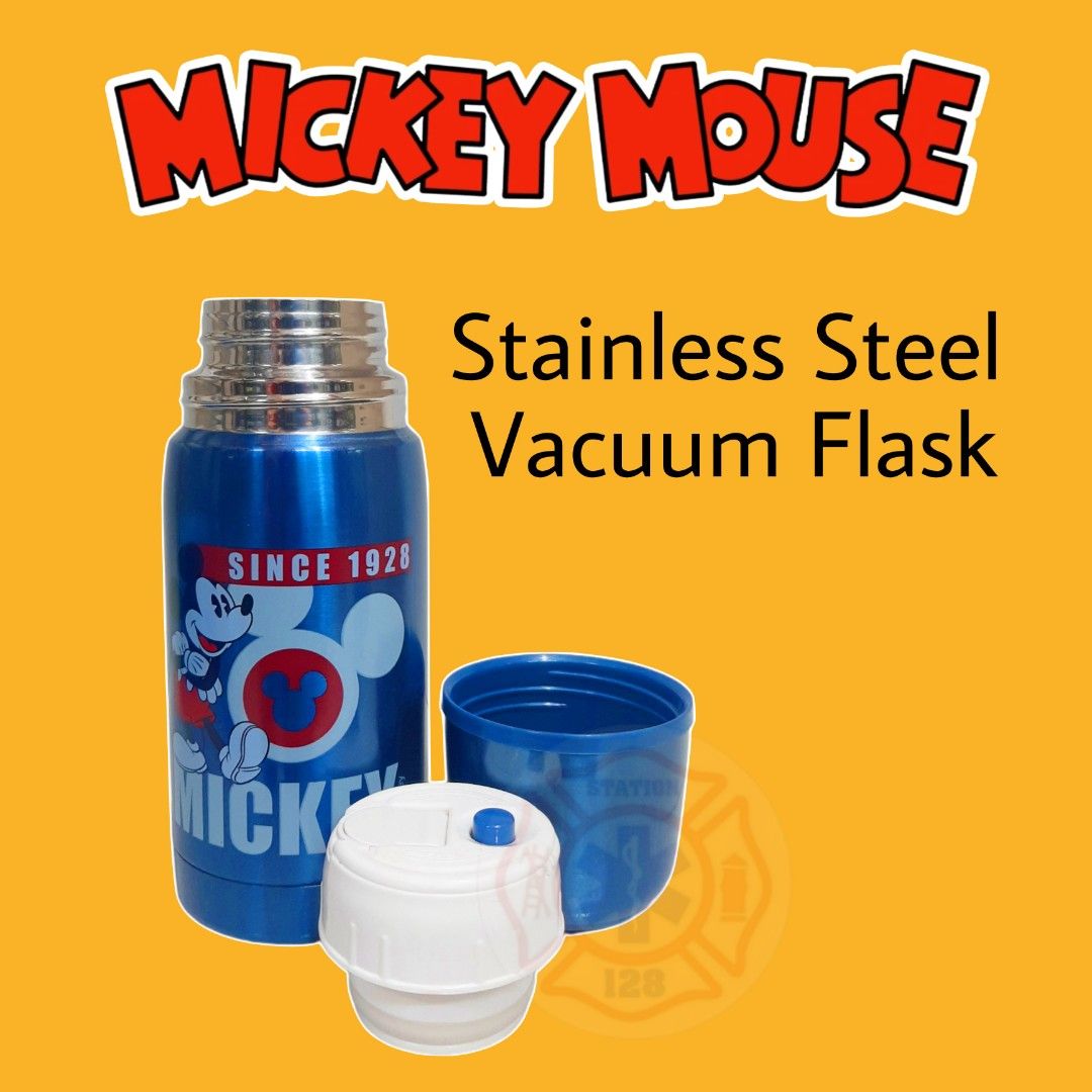 Vacuum Flask Stainless Steel 270ml Mickey Mouse, Furniture & Home ...