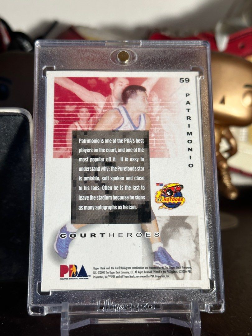 Vintage PBA Cards - Court Heroes Alvin Patrimonio 2000-2001 Upper Deck ...