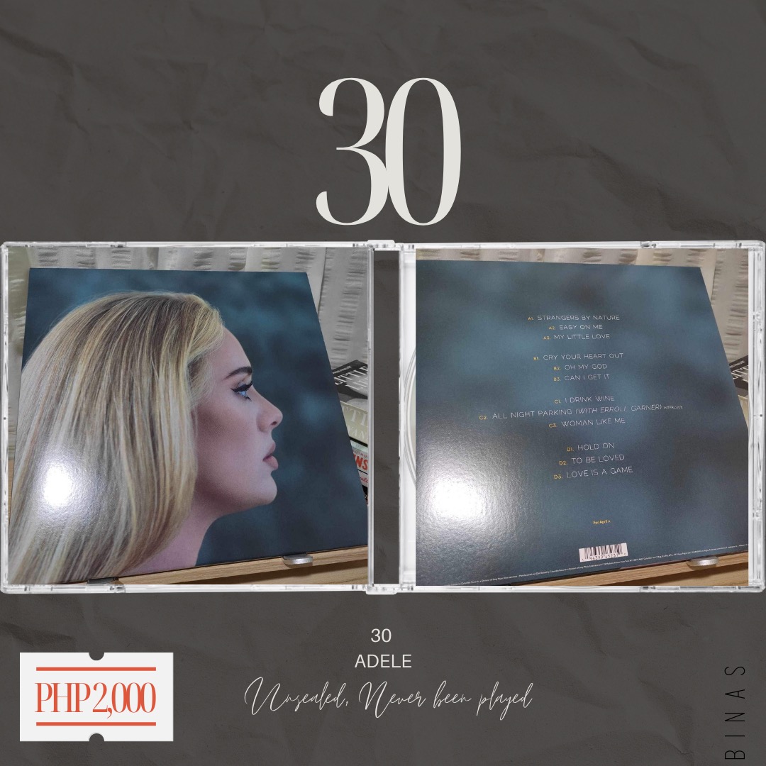 VINYL - 30 by ADELE, Hobbies & Toys, Music & Media, Vinyls on Carousell