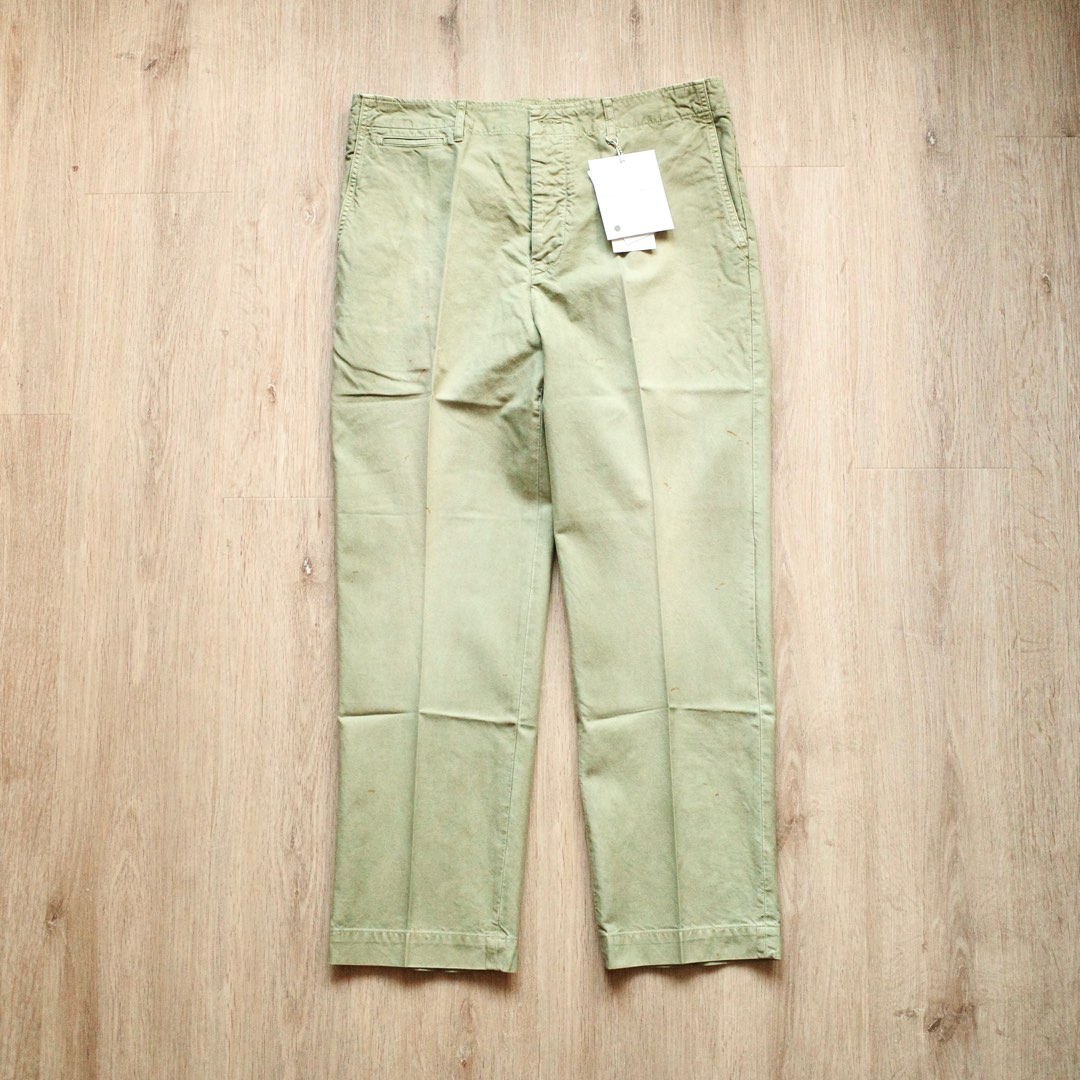 visvim CHINO PANTS DMGD, 名牌, 服裝 - Carousell