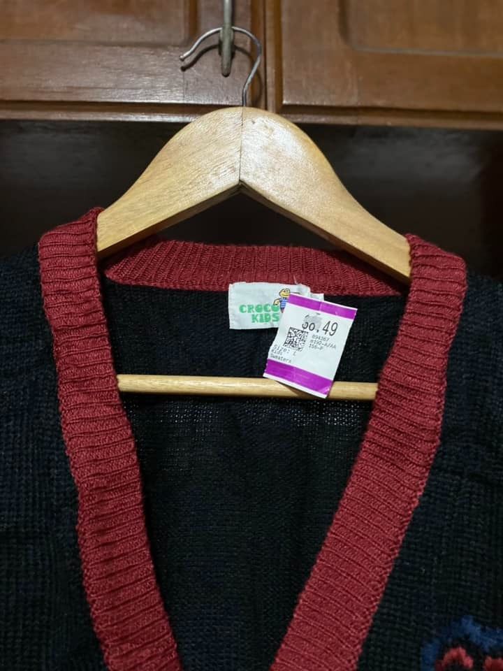 Croco Kids V-Neck Cardigan Native Design Unisex, Women's Fashion, Coats ...