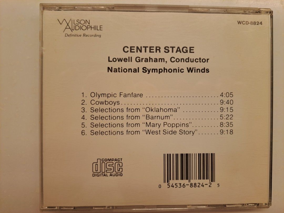 Wilson Audio Specialties: - Center Stage - Lowell Graham, conductor ...