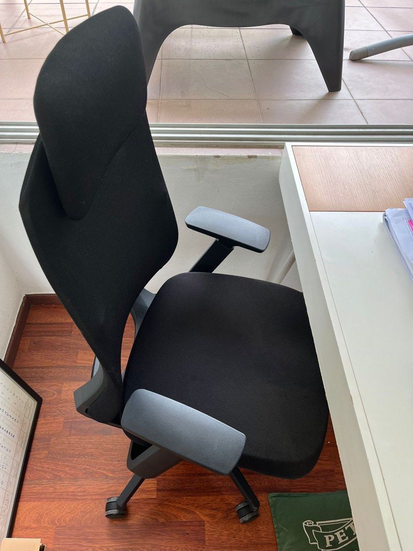 Work chair, Furniture & Home Living, Furniture, Chairs on Carousell