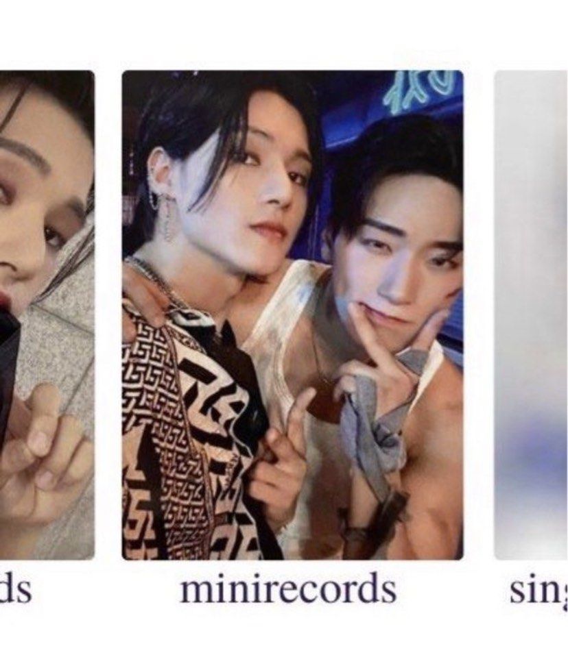 wtb/lfs woosan wooyoung san ateez bouncy outlaw pc minirecords ...