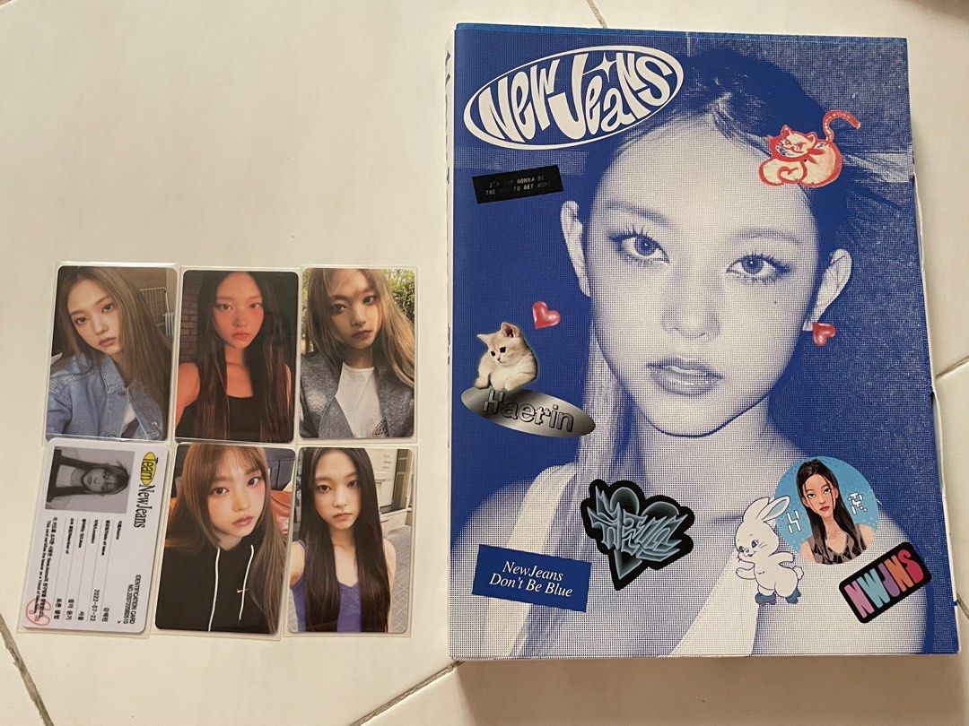 [WTS/WTT] newjeans pc pob clearance haerin minji danielle hyein hanni bucket hat bluebook ...