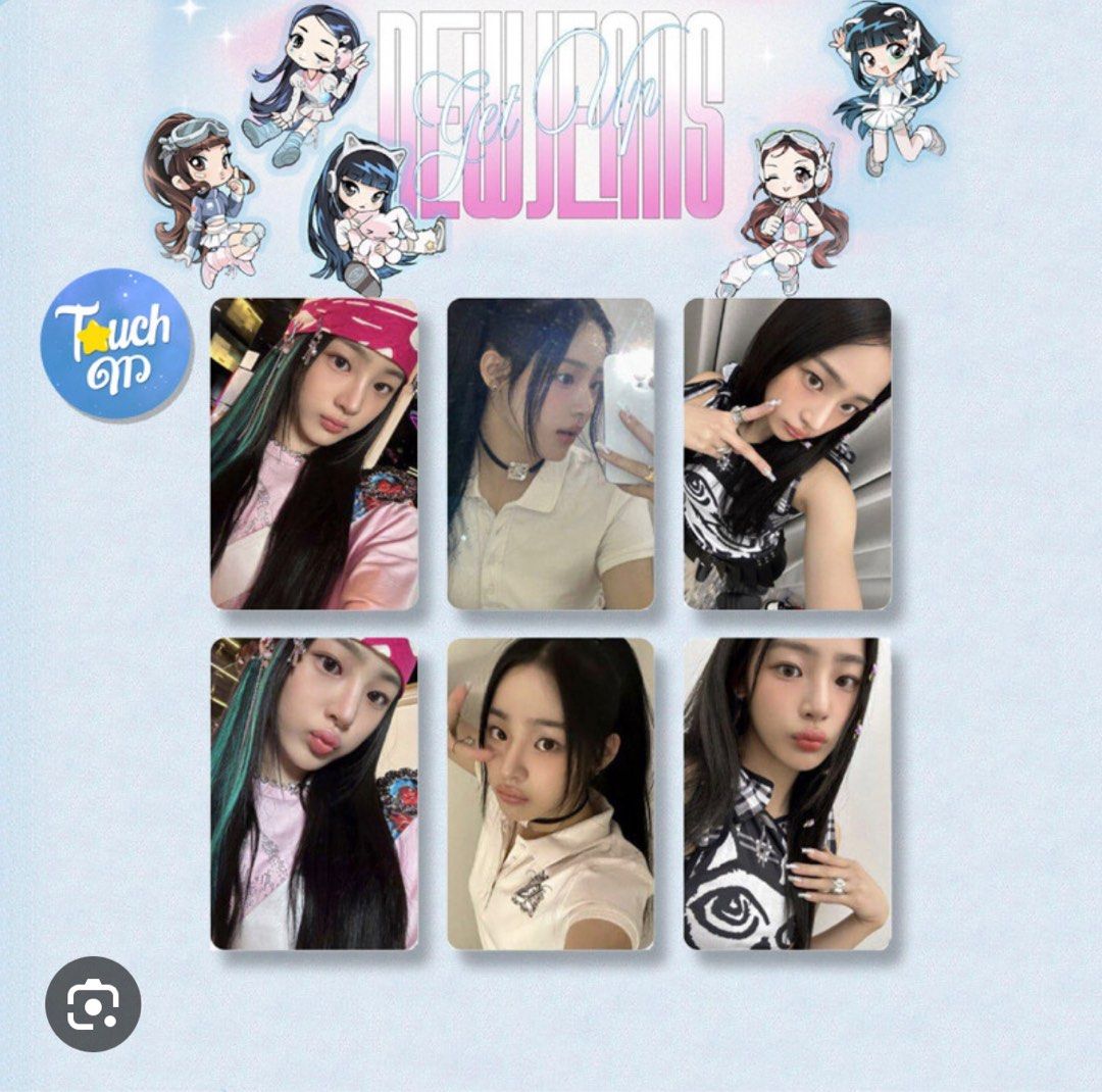 [WTS/WTT] newjeans pc pob clearance haerin minji danielle hyein hanni bucket hat bluebook ...