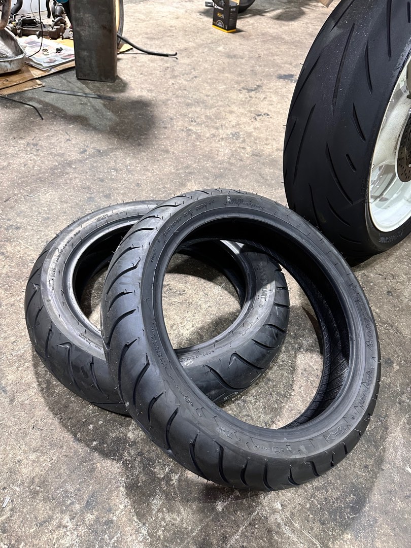 Xmax V2 2023 stock tyres, Car Accessories, Tyres & Rims on Carousell