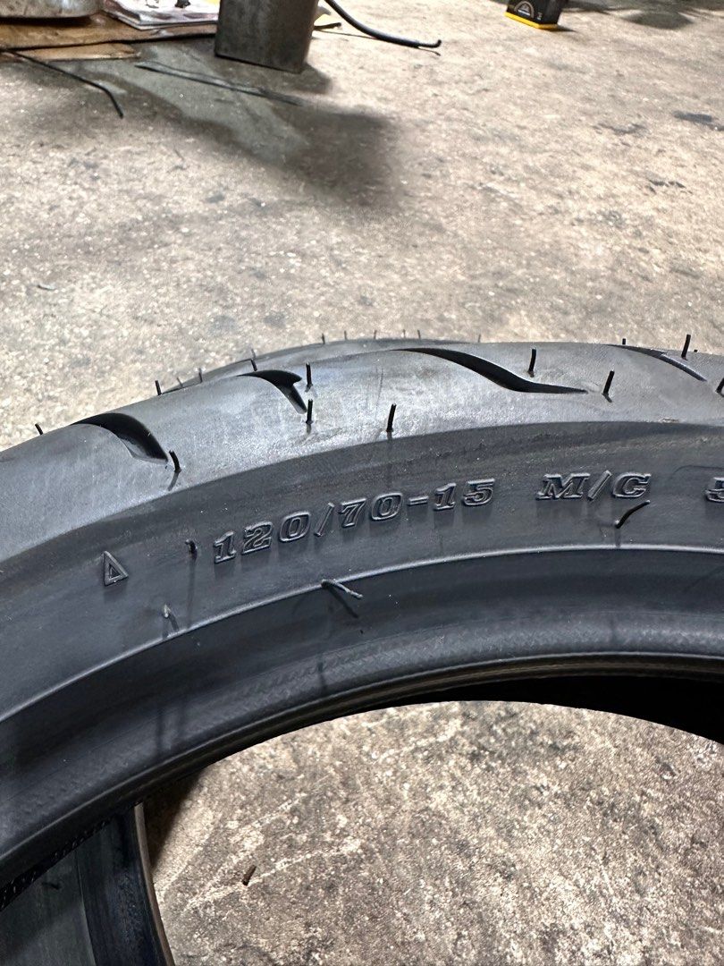 Xmax V2 2023 stock tyres, Car Accessories, Tyres & Rims on Carousell