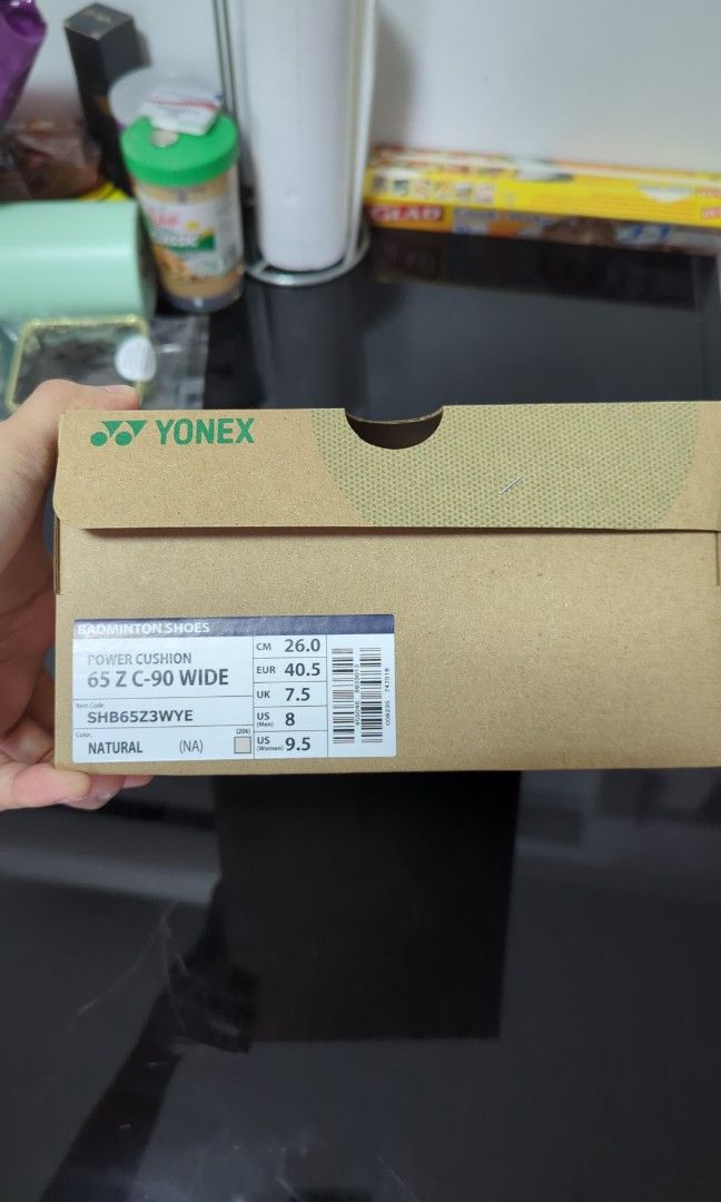 YONEX Power Cushion 65Z C90 WIDE, Sports Equipment, Sports & Games ...