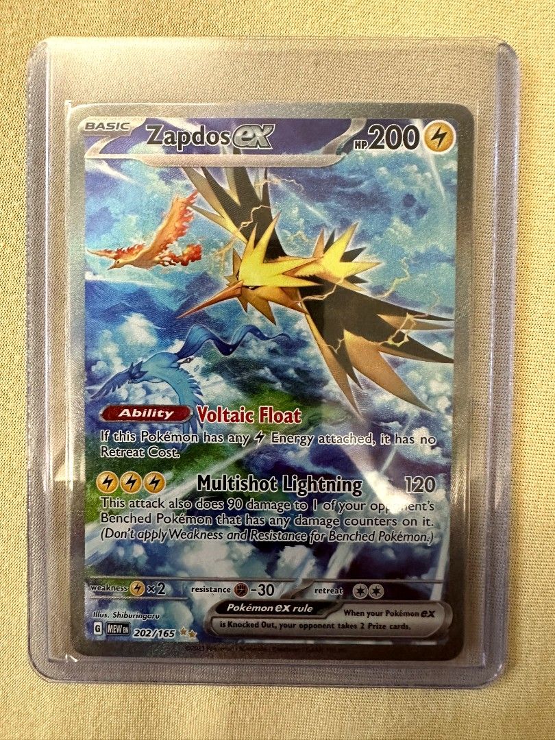 Zapdos EX - Pokemon 151 SV, Hobbies & Toys, Toys & Games on Carousell