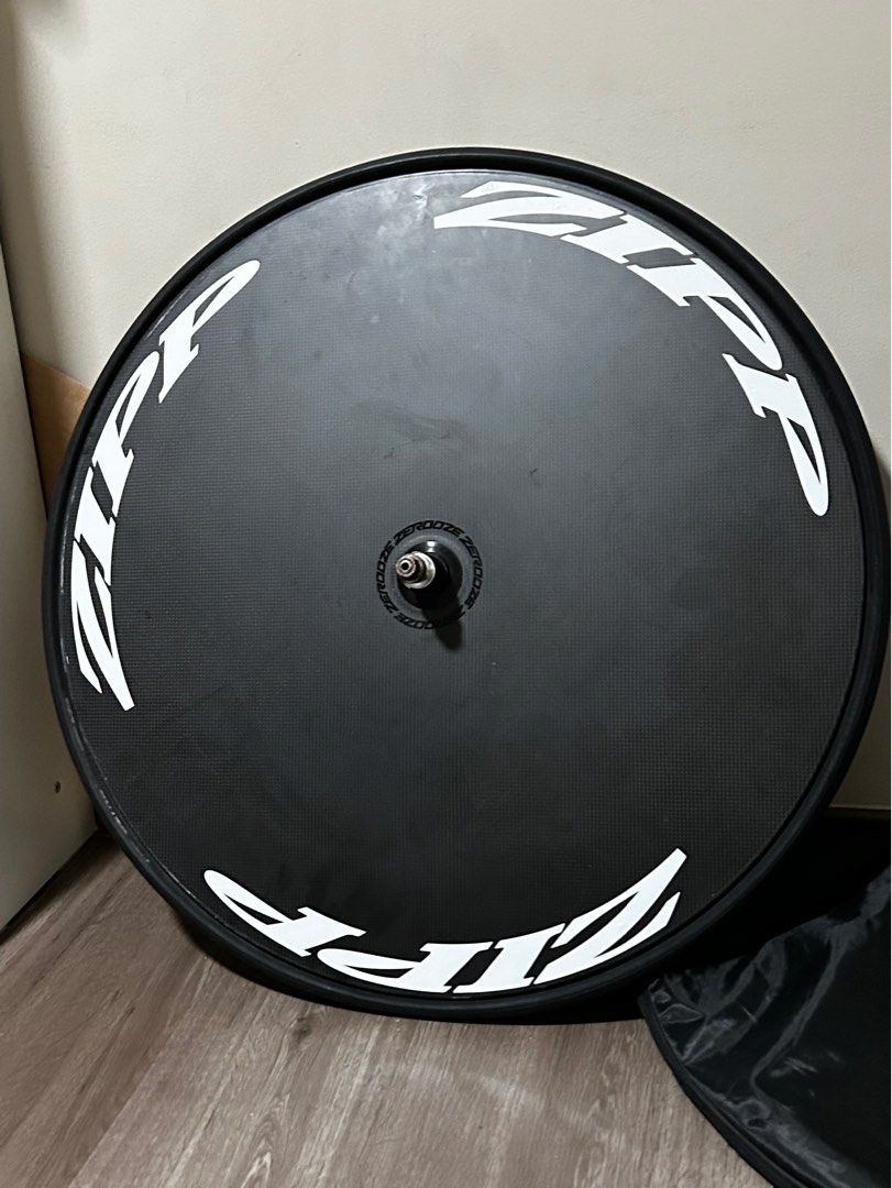 Zero Track Disc Rear wheel with zipp decal, Sports Equipment, Bicycles ...