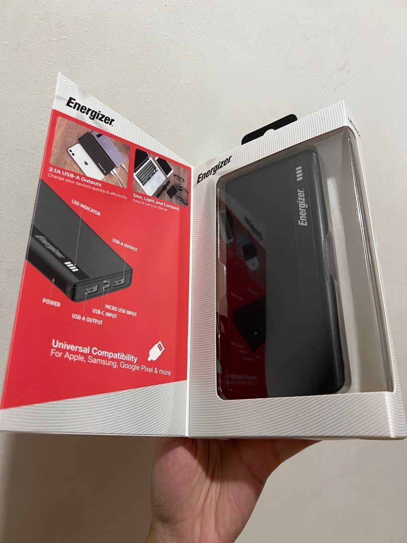 10000mAh energizer max power bank, Mobile Phones & Gadgets, Mobile ...