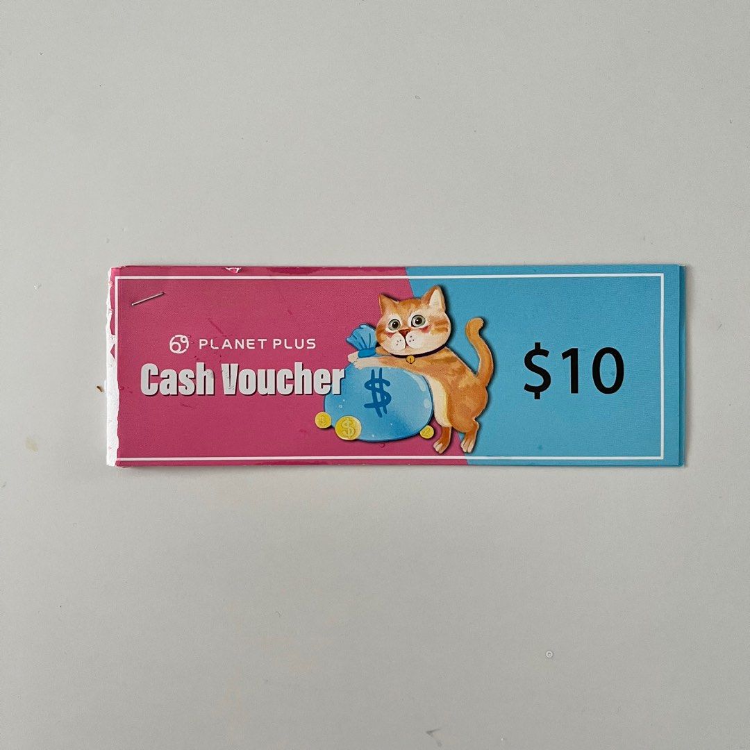 $10 Planet Plus Cash Voucher, Tickets & Vouchers, Vouchers on Carousell