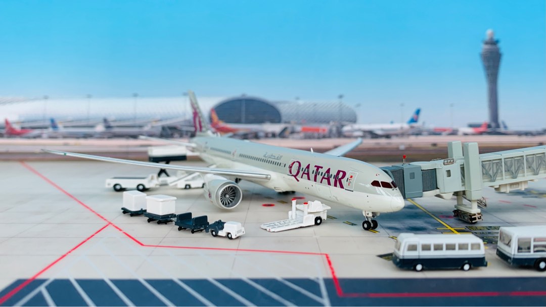 [Special Offer]1:400 QATAR Boeing 787-9 /Standard Livery/ Reg No. A7 ...