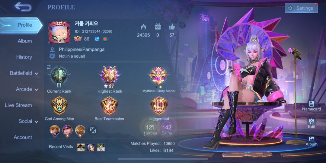142 SKINS, 5 EPIC SKINS, STUN SELENA, M-WORLD WANWAN, KOF KARINA, MAX ...