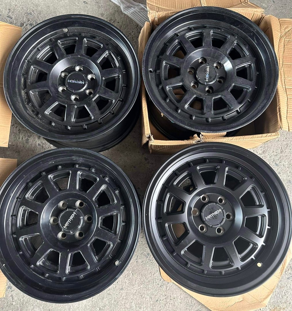 17” Mayhem Voyager 8303 Mags 6Holes pcd 114 fit Navara and Terra ...
