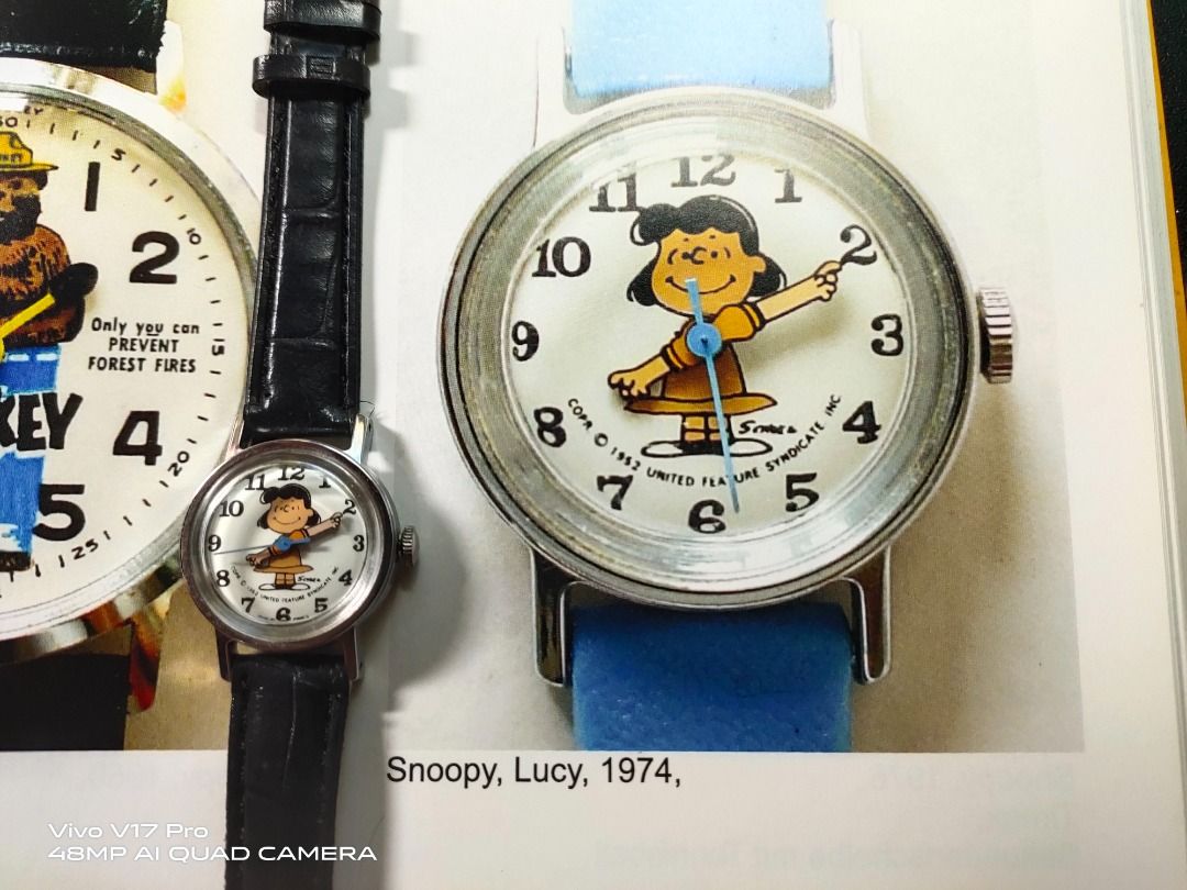 1952 Peanuts Lucy Mechanical Hand-Winding Ladies Watch, Women's Fashion ...