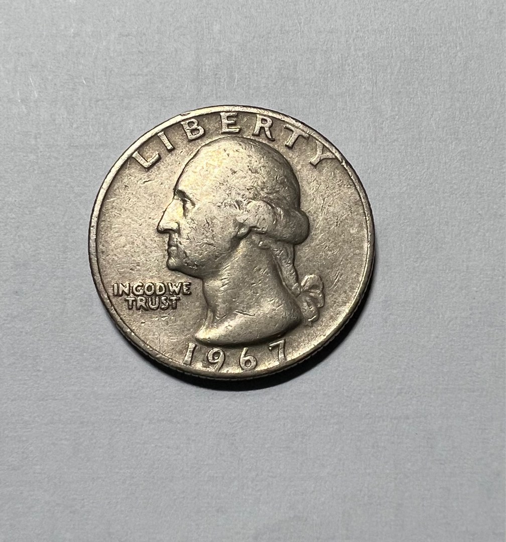 1967 USA One Quarter Coin, Hobbies & Toys, Memorabilia & Collectibles ...