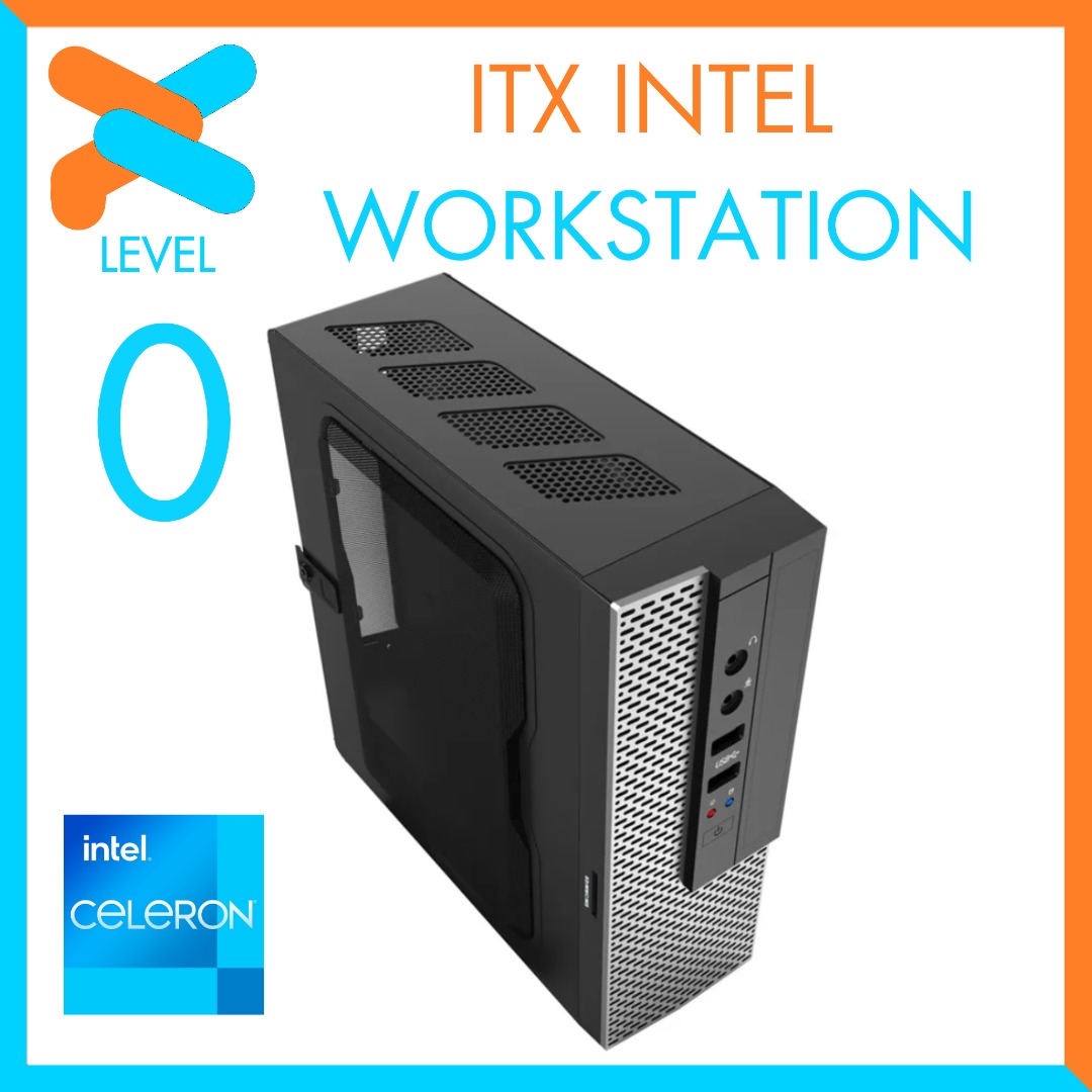 2023 INTEL WORKSTATION/OFFICE/WORK PC Small form factor ITX Chassis case desktop computer PC ...