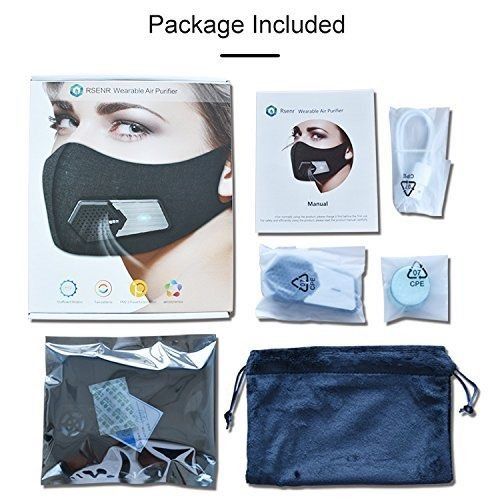 (3954) Electric N95 Respirator Air Purifying Mask Anti Pollution Mask ...