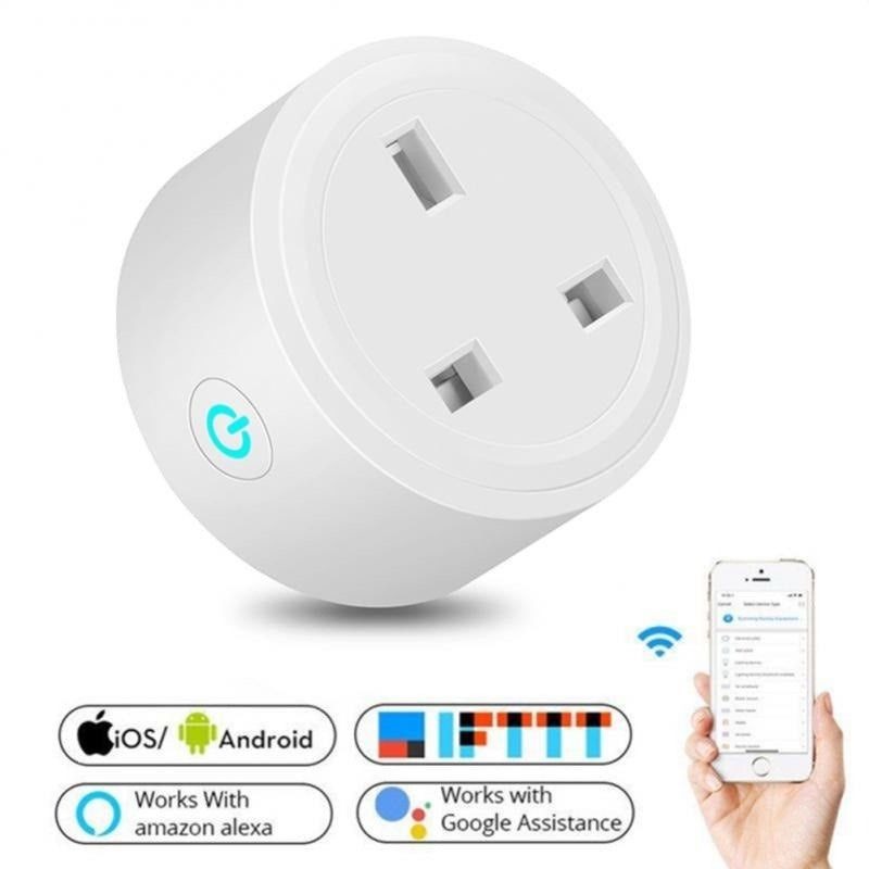 (3978) WiFi Smart Plug Socket - 16A With Energy Monitor & Timing ...