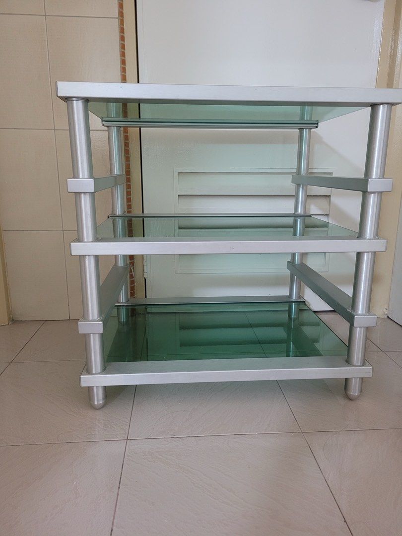 3 Tier AV Rack, Furniture & Home Living, Furniture, Shelves, Cabinets ...