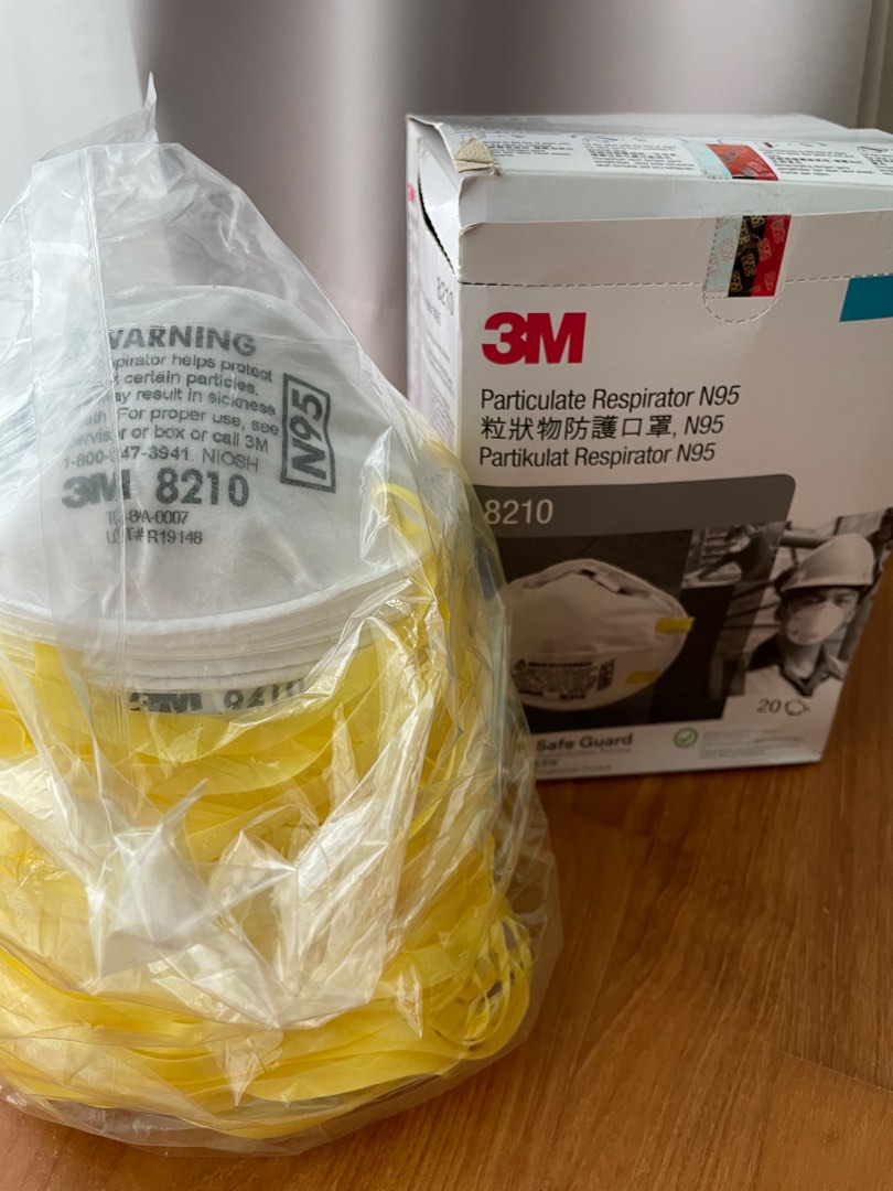 3M N95 mask, Health & Nutrition, Face Masks & Face Shields on Carousell