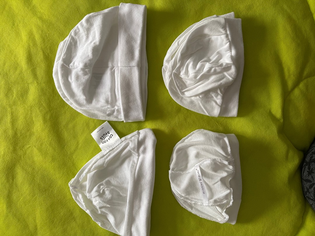 6 NB Caps from Cotton Stuff and Minnies and Mimi, Babies & Kids, Babies ...