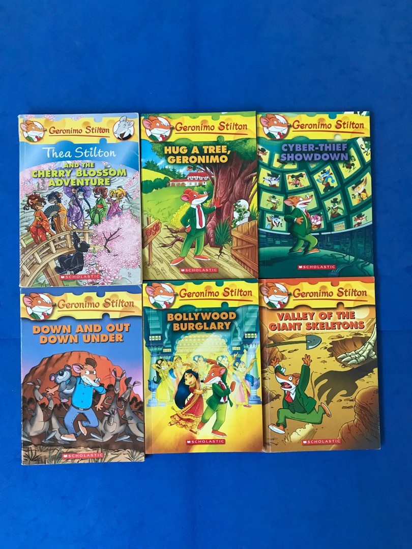6 X Geronimo Stilton Books as shown ( bundle of 6), Hobbies & Toys ...
