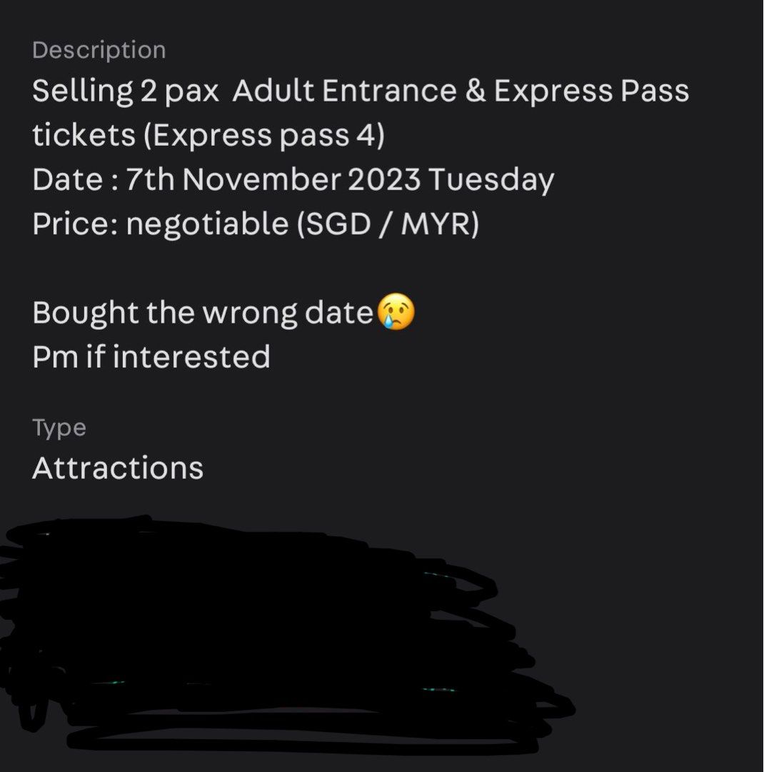 Adult Entrance and EXPRESS PASS TICKETS 2 PAX, Tickets & Vouchers ...