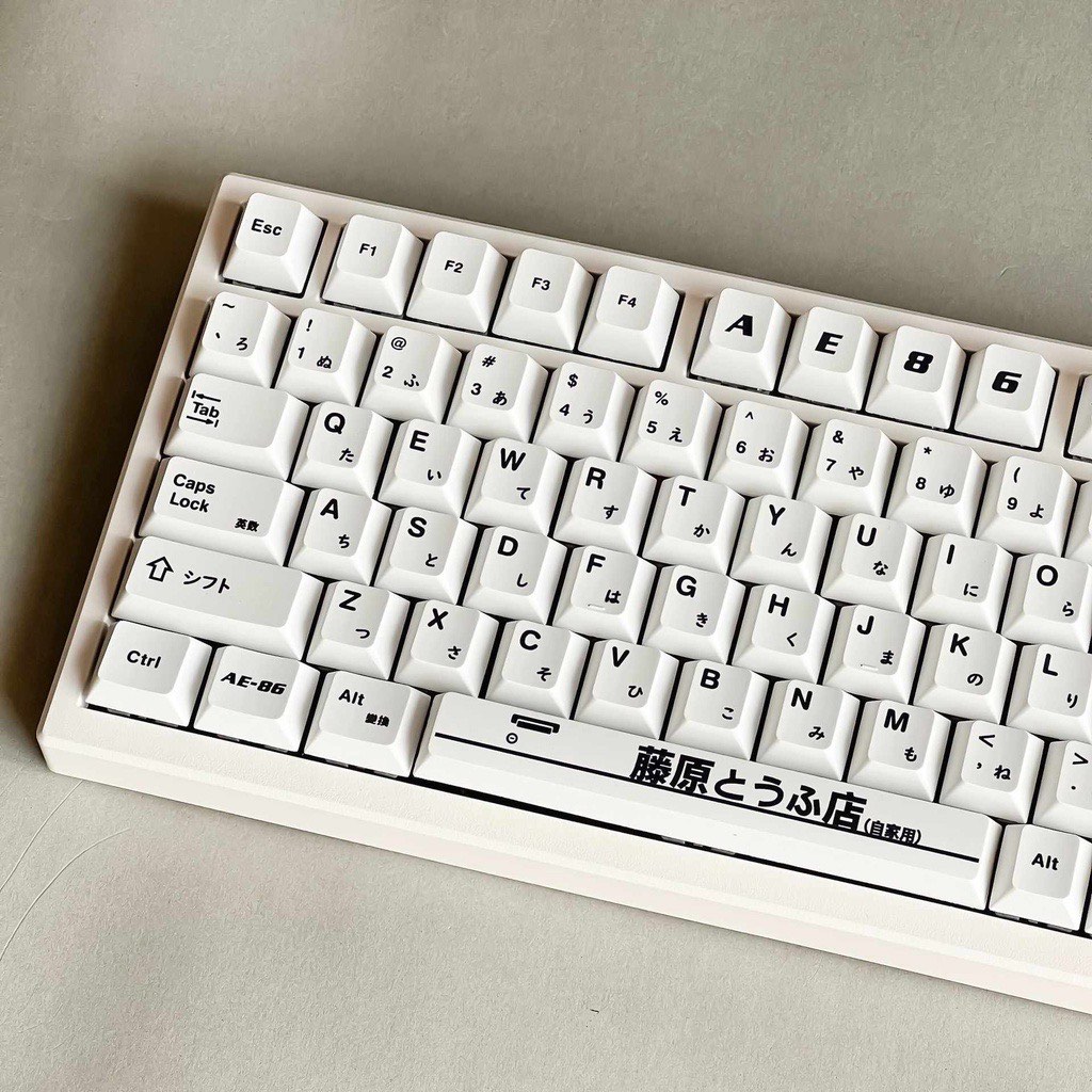 AE-86 Initial D Keycaps PBT Dye-sub Cherry Profile Keycap Custom ...