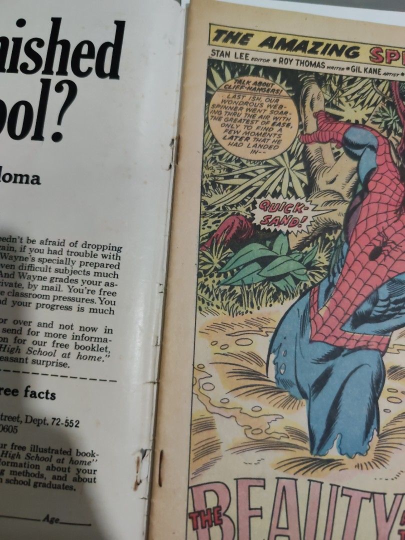 Amazing Spiderman ASM #104 Marvel Comics bronze age, Hobbies & Toys ...