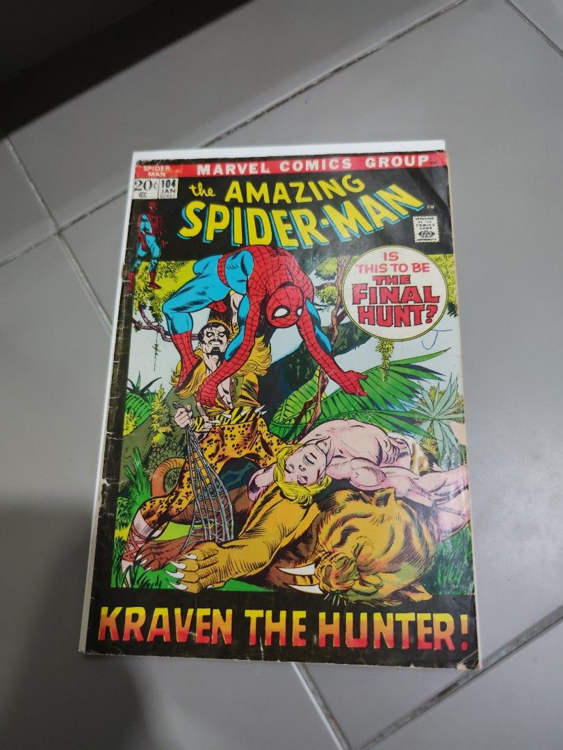 Amazing Spiderman ASM #104 Marvel Comics bronze age, Hobbies & Toys ...