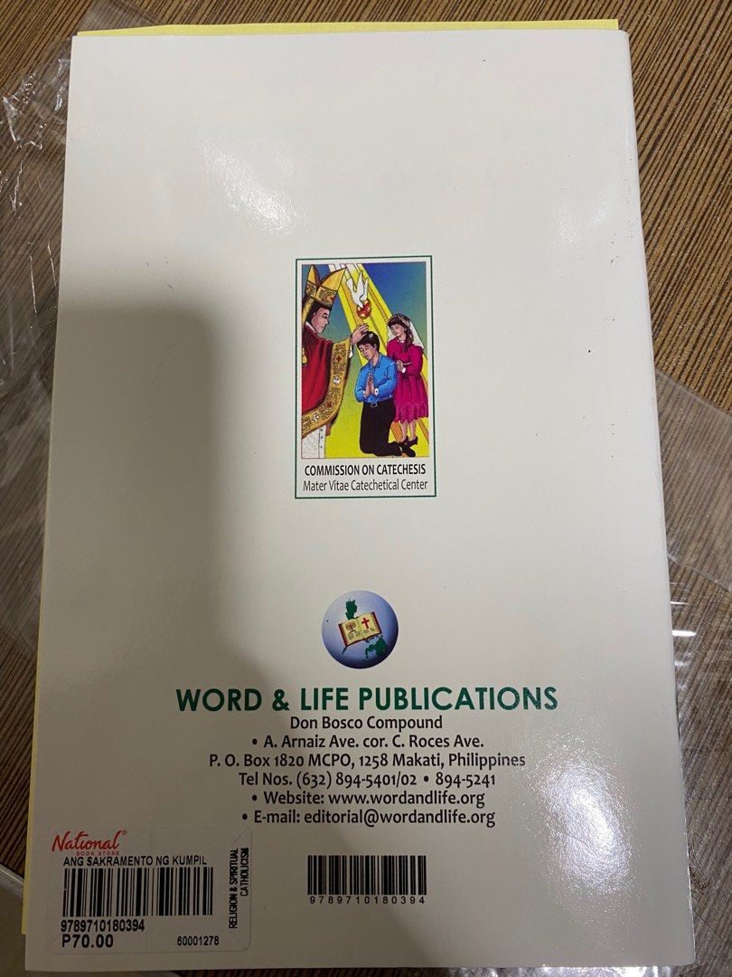 Ang Sacramento ng Kumpil, Hobbies & Toys, Memorabilia & Collectibles ...