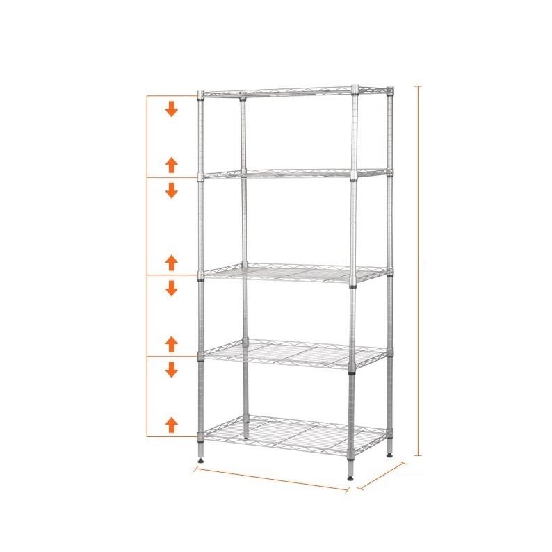 Anti-Rust Metal Storage Rack Kitchen Rack, Furniture & Home Living ...