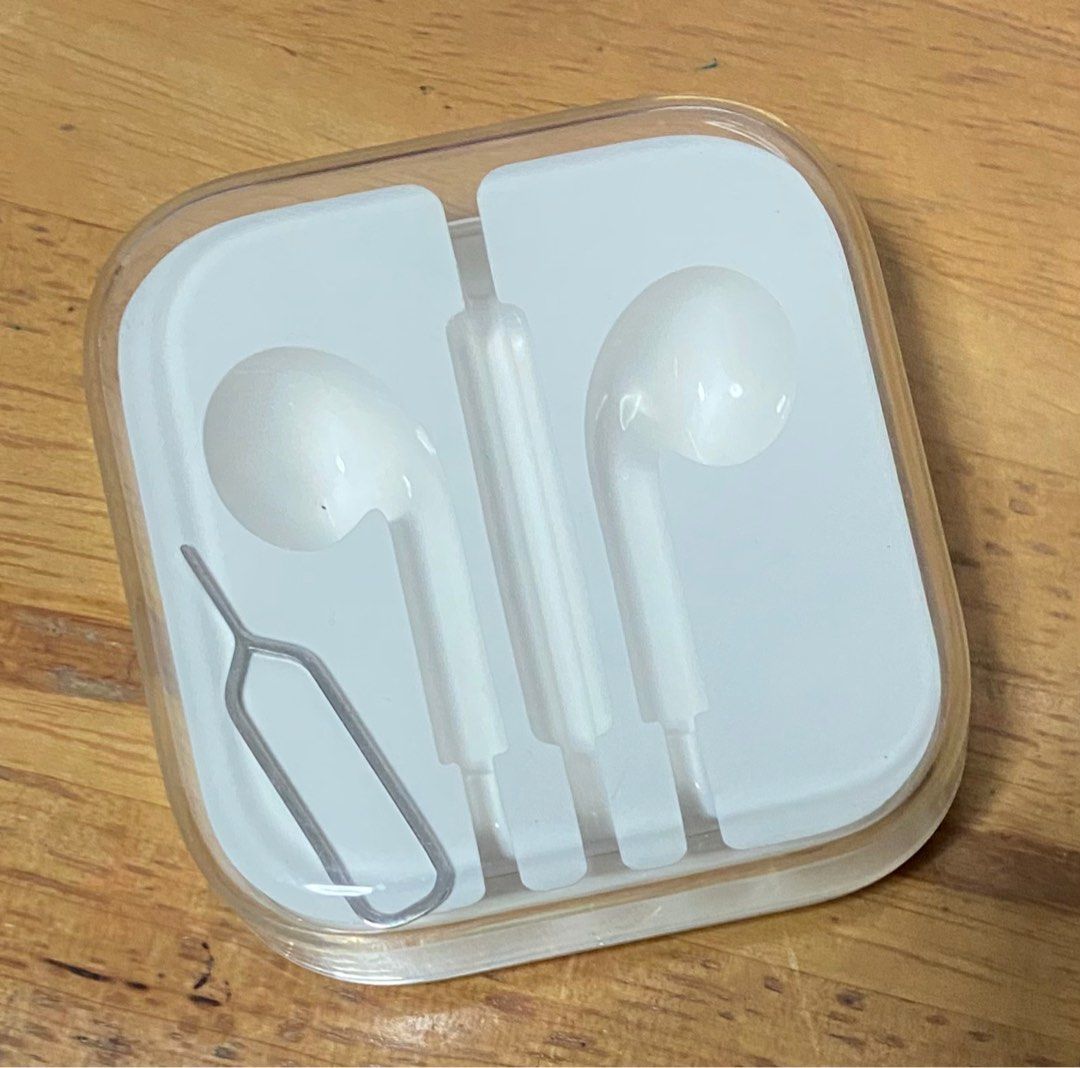Apple iPhone EarPods Box & SIM Card Tray Eject Pin, Audio, Earphones on ...