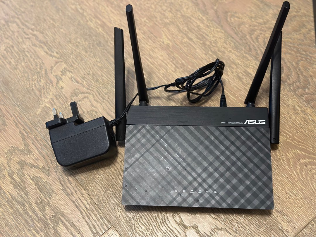 ASUS AC1300 雙頻Gigabit無線路由器 (RT-AC1300UHP), 電腦＆科技, 電腦周邊及配件, Wifi及上網相關產品 ...