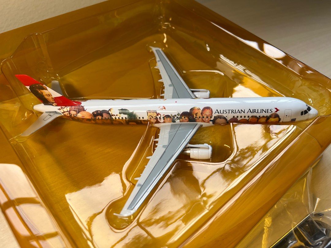 Austrian Airlines A321-100 1:200 Die-Cast Model in Beautiful Pinzgau ...
