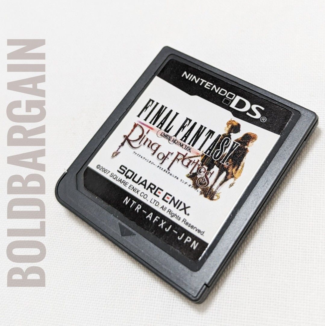 Authentic Final Fantasy Ring of Faites Nintendo Game Cartridge For DS ...
