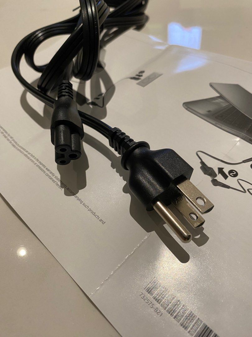 Authentic HP laptop power cable, Computers & Tech, Laptops & Notebooks ...