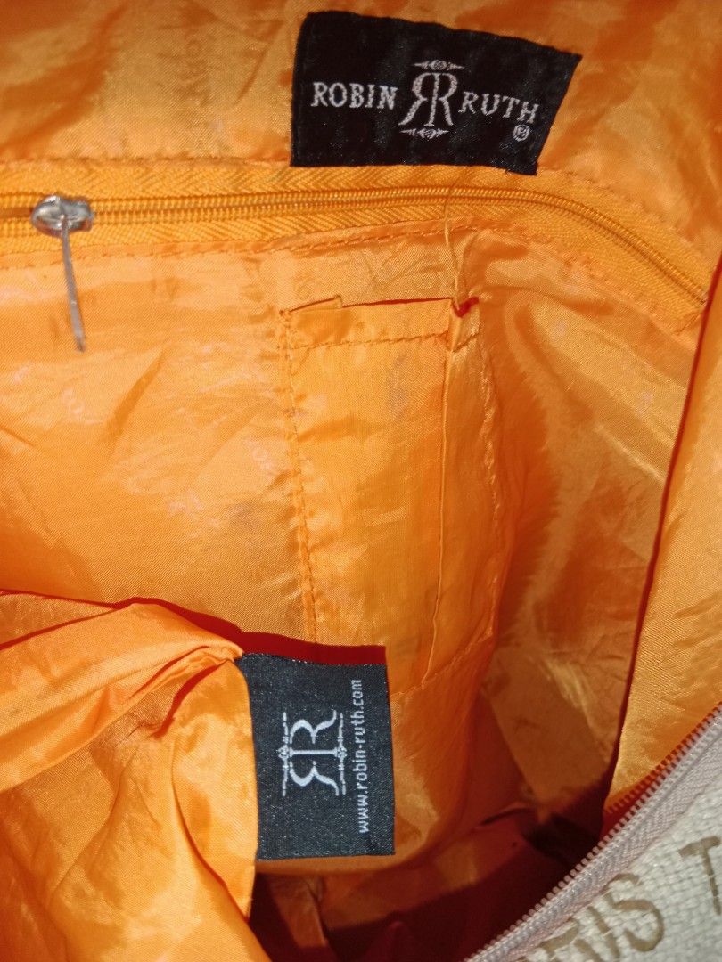 Authentic ROBIN RUTH Paris Hobo City Bag / Tote Bag, Women's Fashion ...