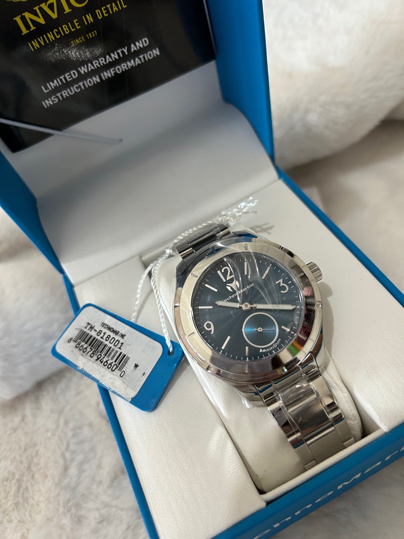 Authentic TechnoMarine Invicta, Luxury, Watches on Carousell